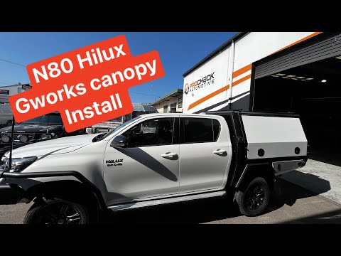 N80 Hilux Gworks Canopy Install