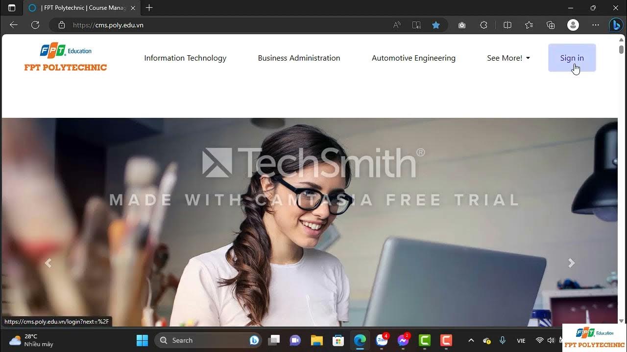 hướng dẫn mọi người vô lms của FPT poly - YouTube