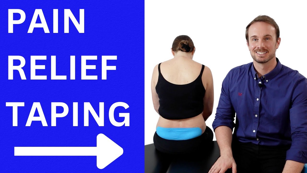 Sacroiliac (SI) Joint FAST PAIN RELIEF Taping Technique | RockTape SIJ ...