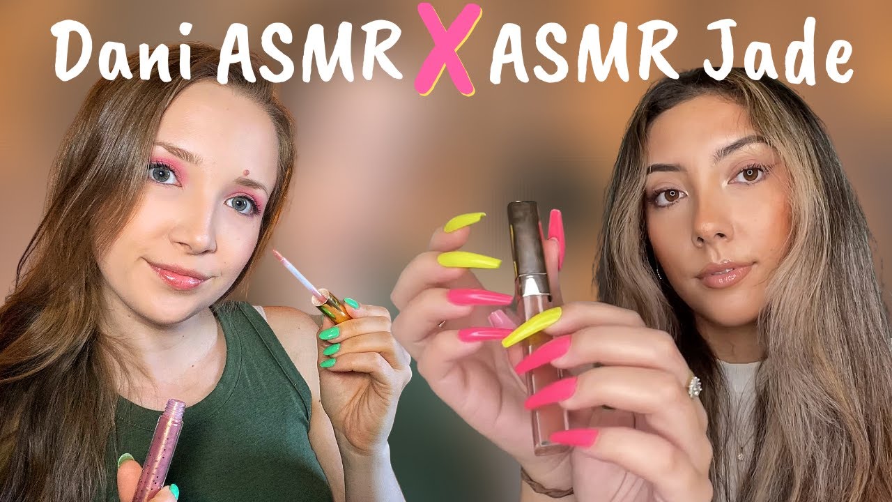 ASMR Lip Gloss Application, Tapping, & More TINGLY Triggers (Collab w ...