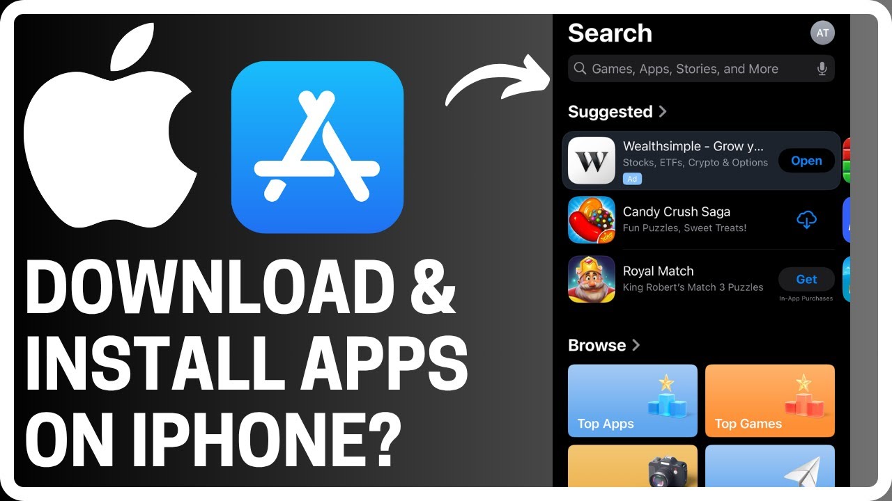 How To Download and Install Apps on iPhone - Full Guide - YouTube