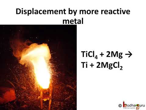 Chemistry - Extraction of crude metals from ores - Metallurgy Part 3 ...