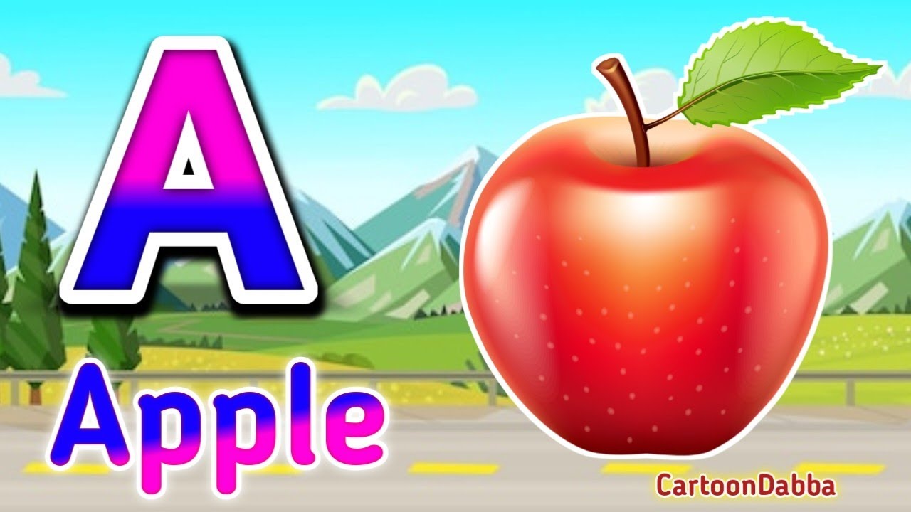 Phonics Song 2 with TWO Words in 3D - A For Airplane - ABC Alphabet ...