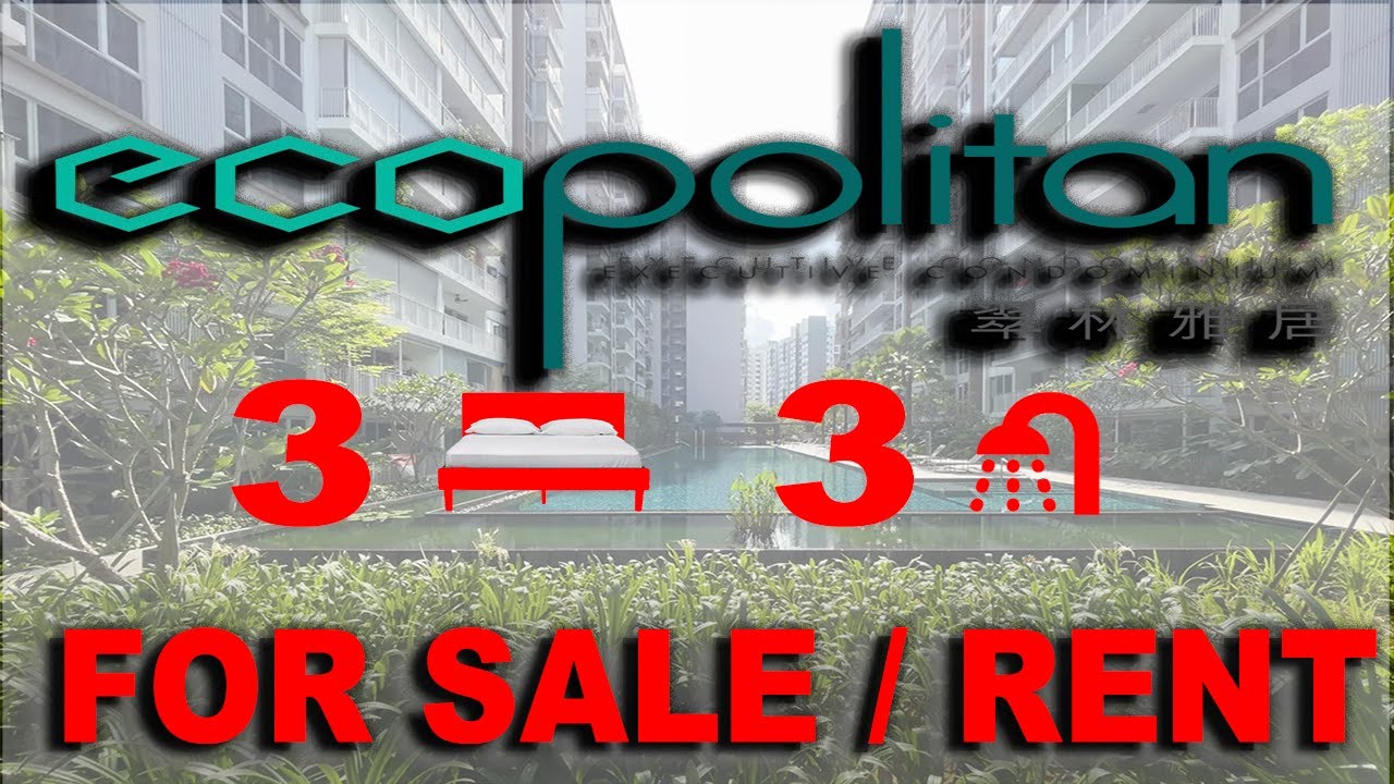 For Rent / Sale Ecopolitan EC, 3 beds, study room, helper room, well ...