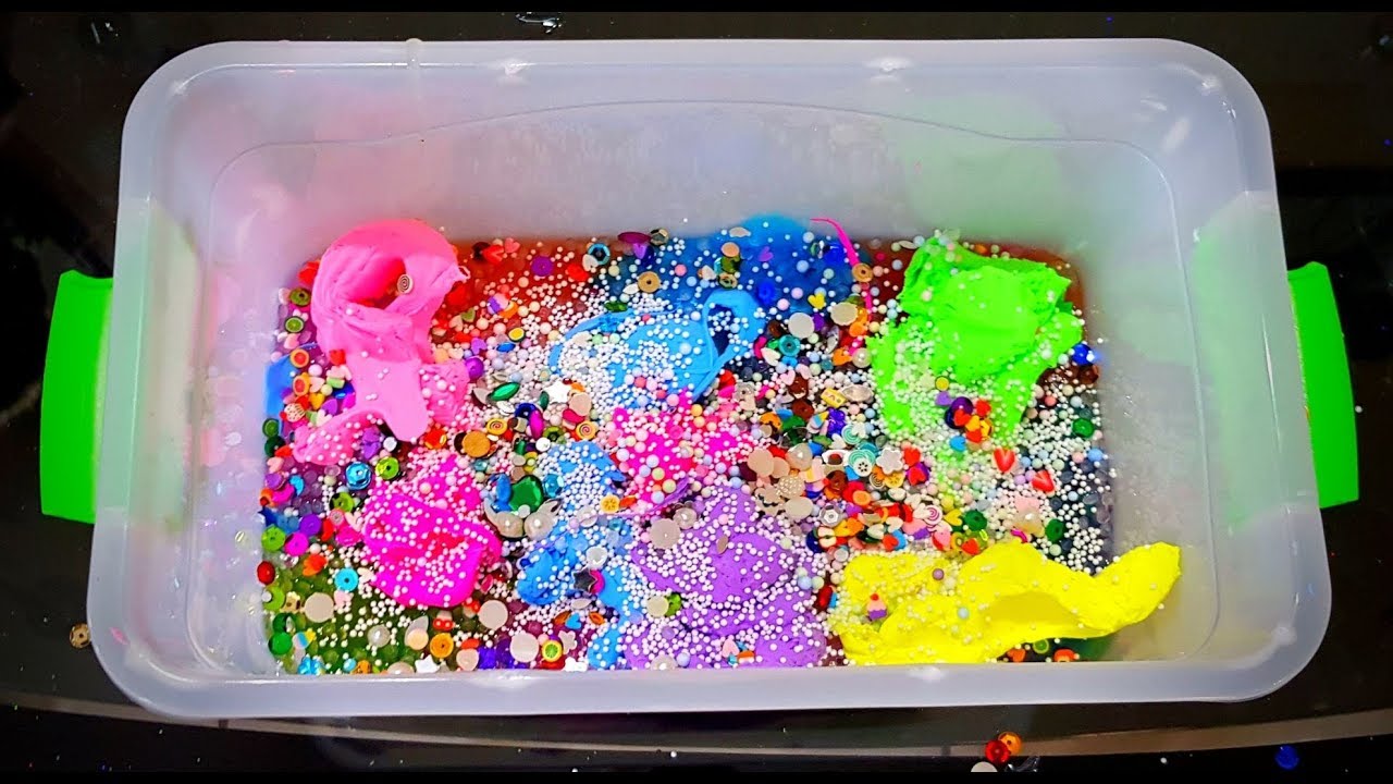 Make the most COLORFUL SLIME in the world # 1 - YouTube