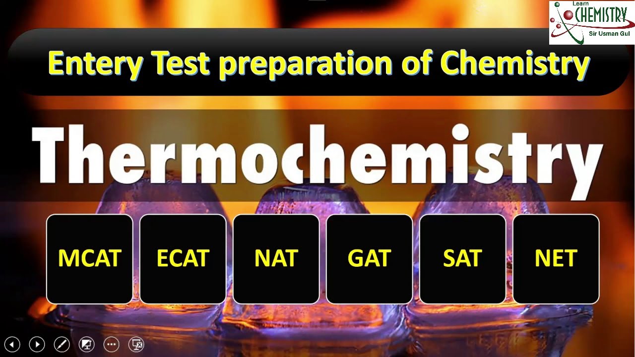MDCAT/MCAT ECAT Entry test preparation | Solution of Thermodynamics ...