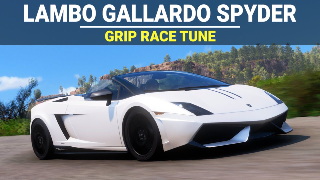 Forza Horizon 5 - 2012 Lamborghini Gallardo Spyder, FH5 Grip Race Build ...
