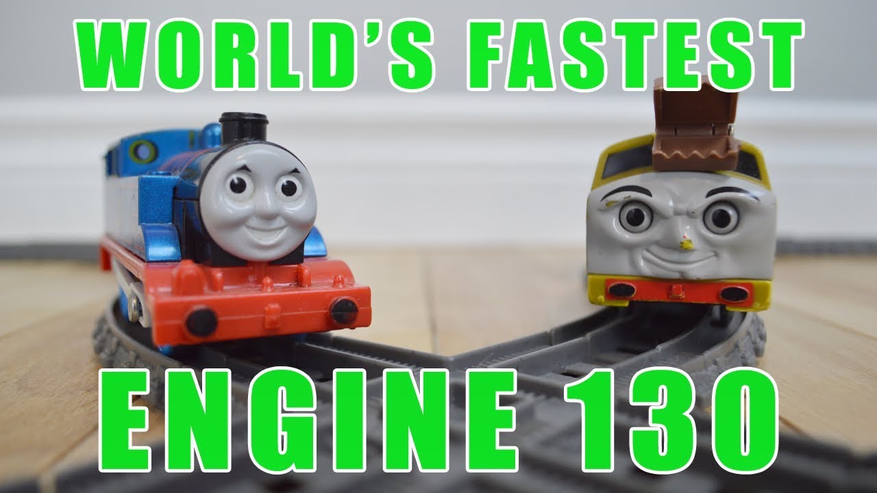 The World's Fastest Thomas Race 130: きかんしゃトーマス - YouTube