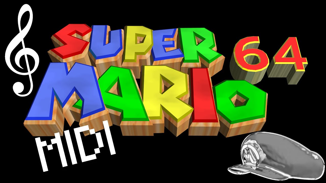 Super Mario 64 - Metal Cap Theme | Transcribed to MIDI - YouTube