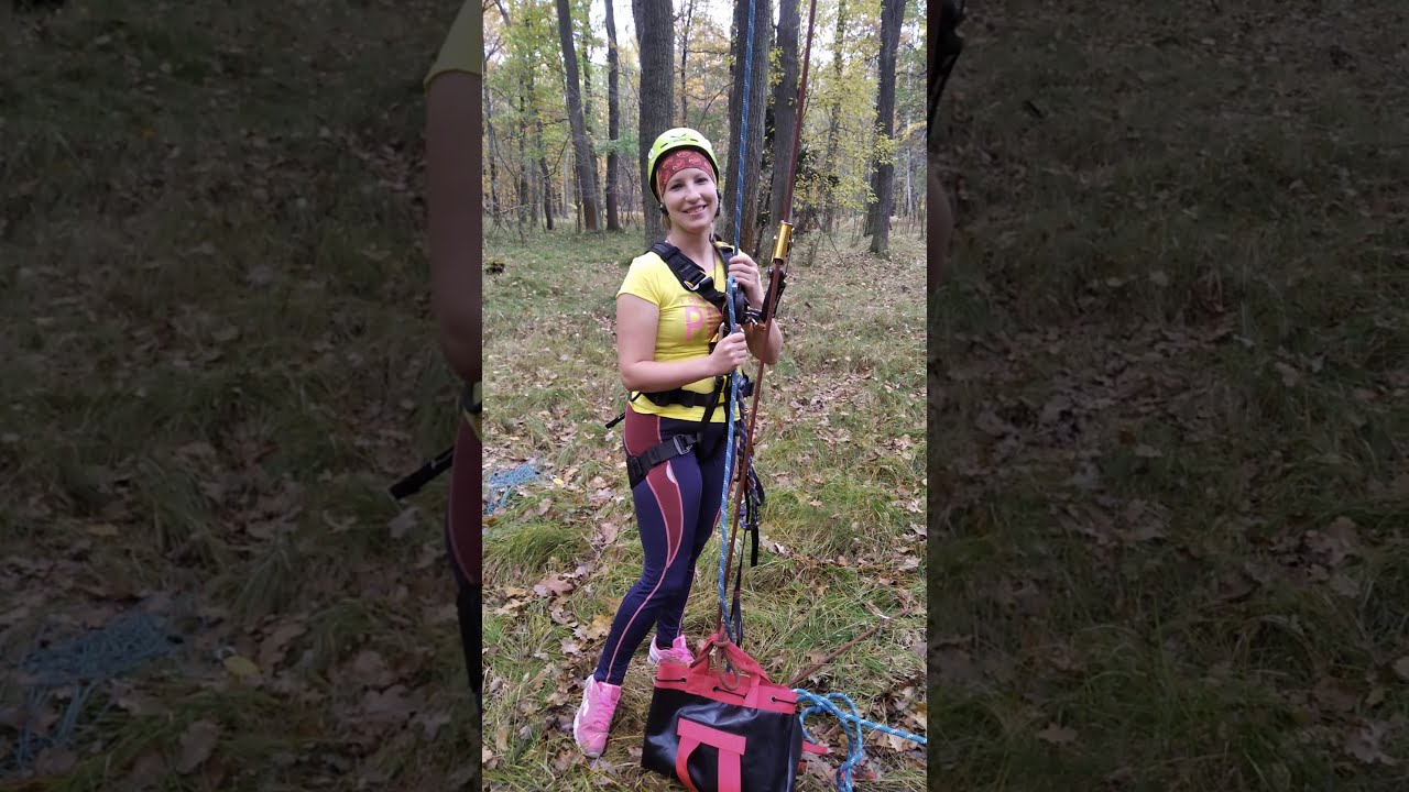 Rope Access Tree Climbing training descend Petzl equipment ASAP , ID ...