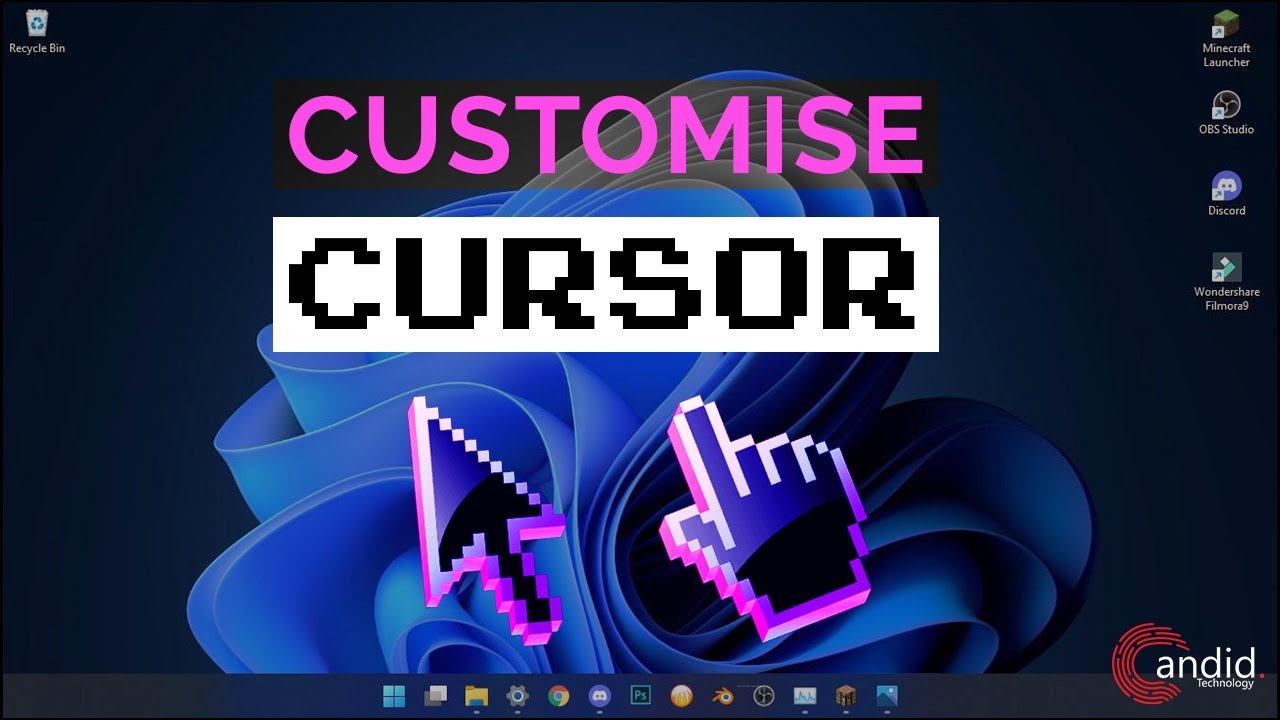 How to change mouse cursor in Windows 11? - YouTube