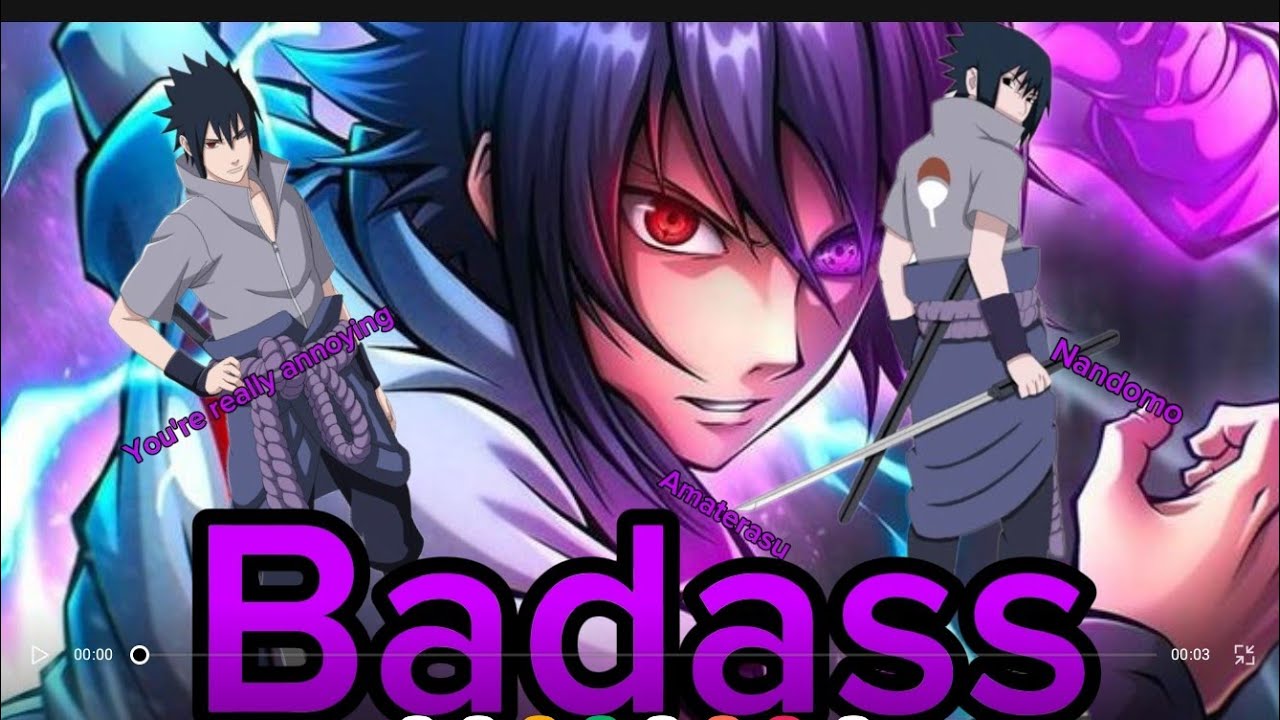 Sasuke baddass edit#amv edit#naruto#sasuke - YouTube