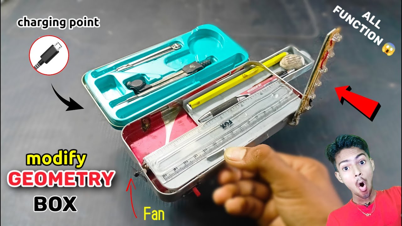 Student का वरदान 😱 | how to modify geometry box | how to make geometry box at home | mind of ...