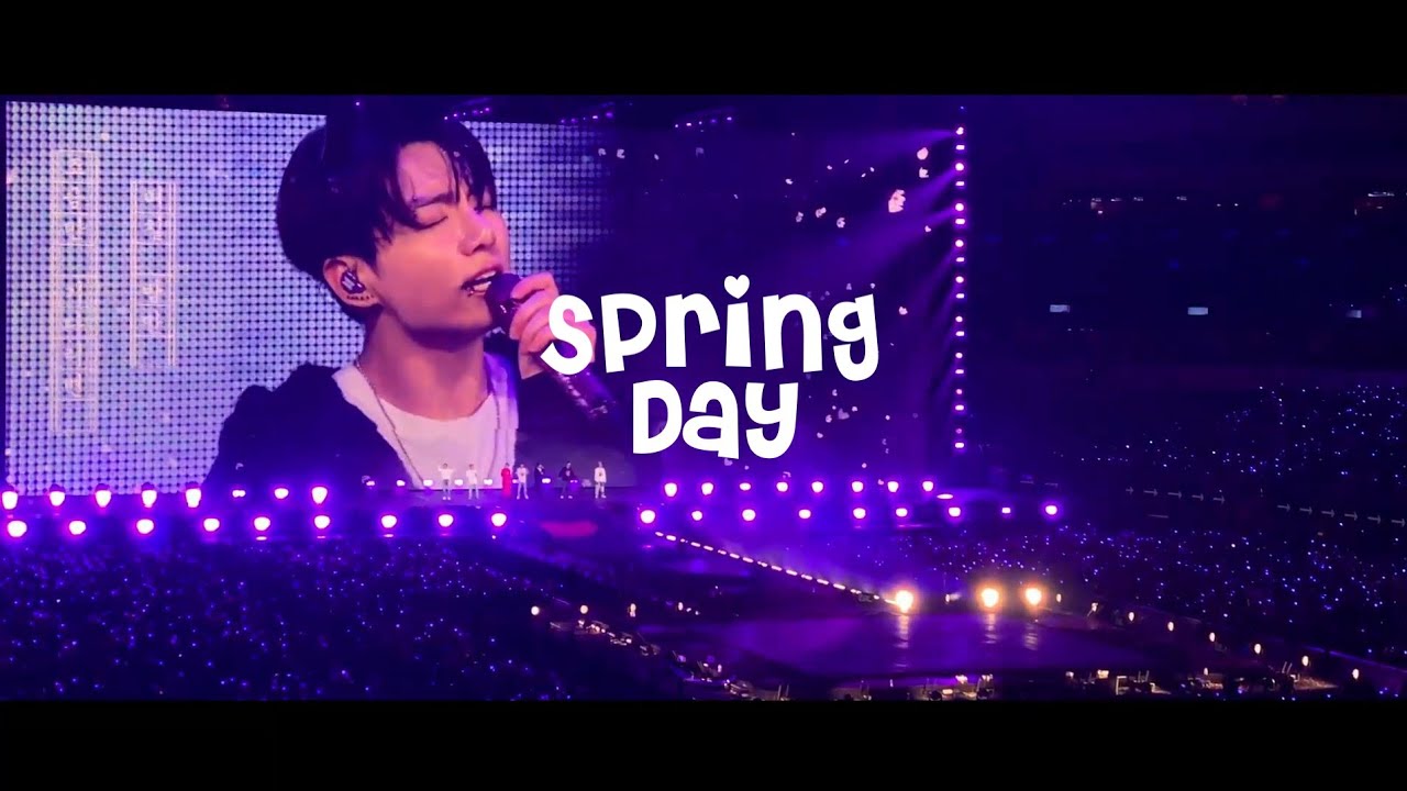 BTS - Spring Day (Lyrics) - YouTube