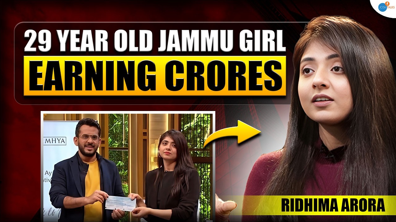 How I Built A 20 Crore Ayurveda Business In India | Ridhima Arora ...