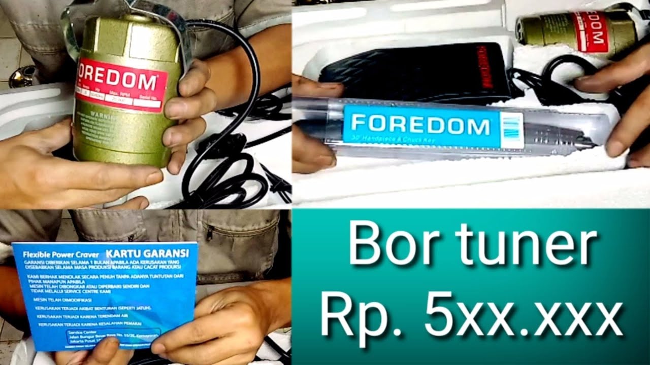 Bor tuner foredom || Alat Polish dan Porting motor - YouTube