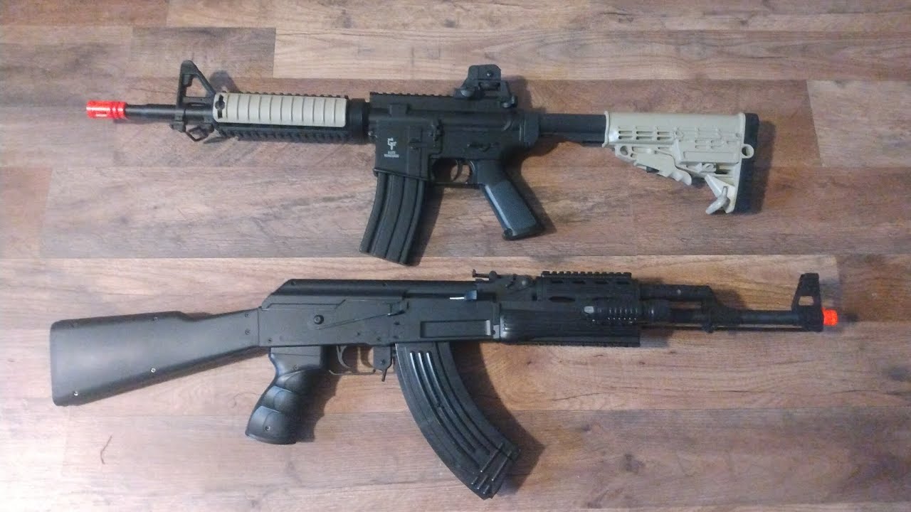 GAMEFACE 20 GRAM AIRSOFT BBs ACCURACY TEST!!! AK-47 VS AR-15 - YouTube