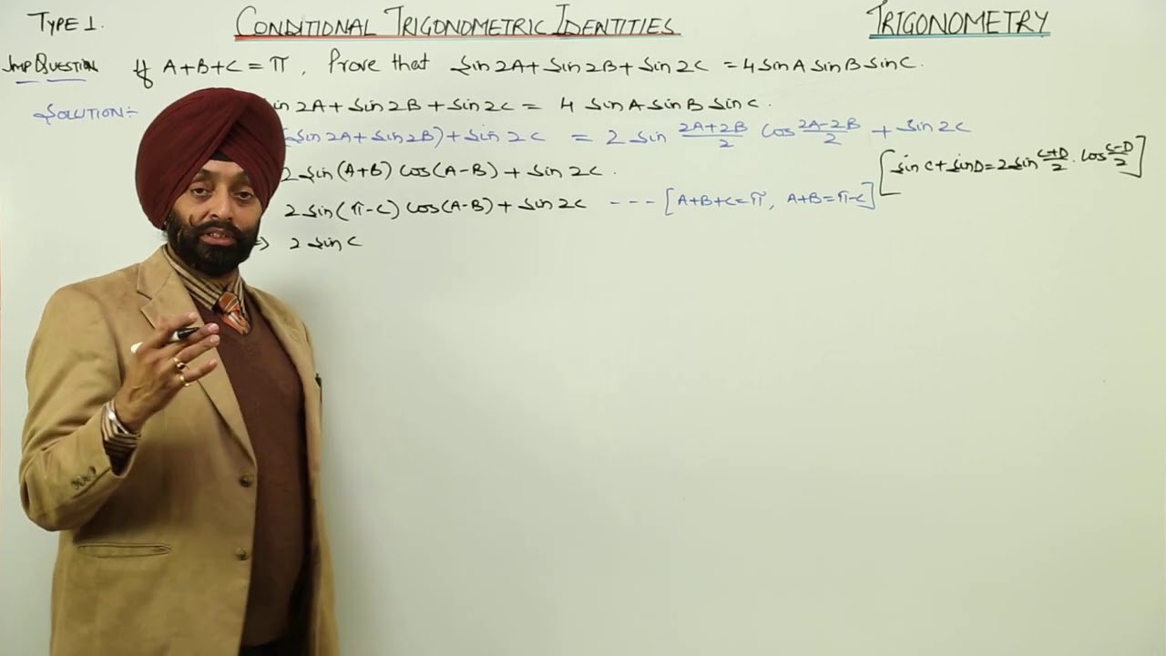 CBSE l CLASS 11 l MATH l CONDITIONAL TRIGNOMETRICAL IDENTITIES I l L2 ...