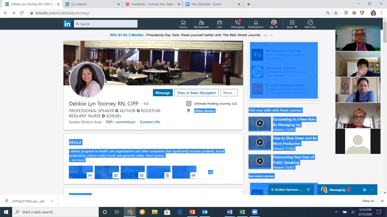 LinkedIn Training Webinar 2 17 2020 - YouTube