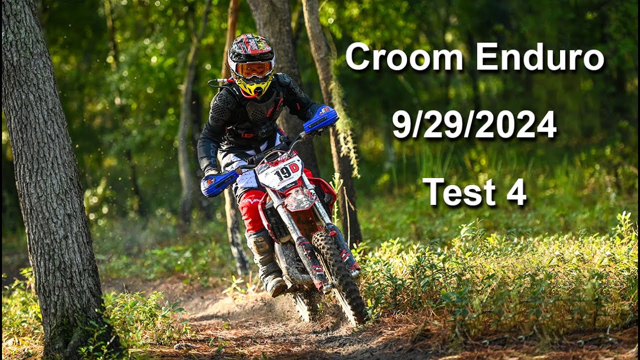 FTR Croom Enduro 2024 - Florida Trail Riders - Test 4 - YouTube