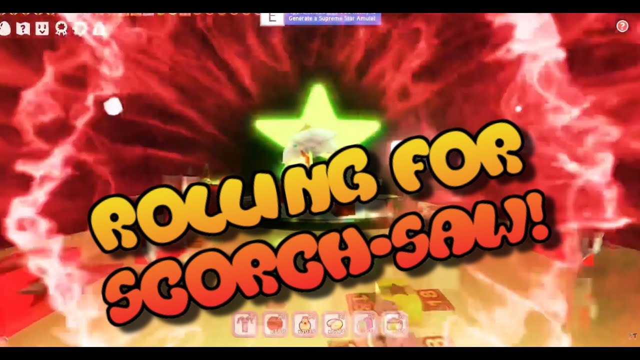 Rolling for Scorching Star in Bee Swarm Simulator #beeswarmsimulator ...