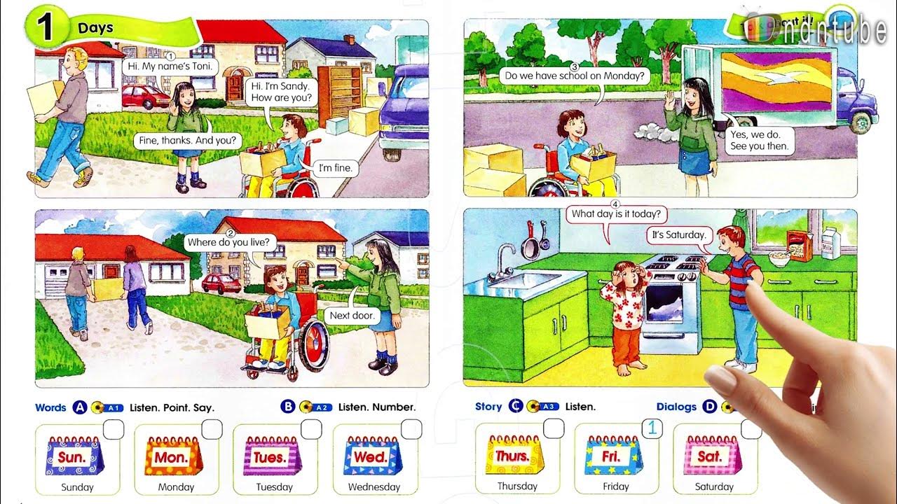 SUPERKIDS 3 - UNIT 1: DAYS - YouTube