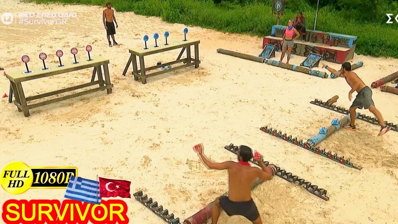 Survivor Greece 19-5-2024 επ.88 ολοκληρο, 1η ασυλια(με τουρκους ...