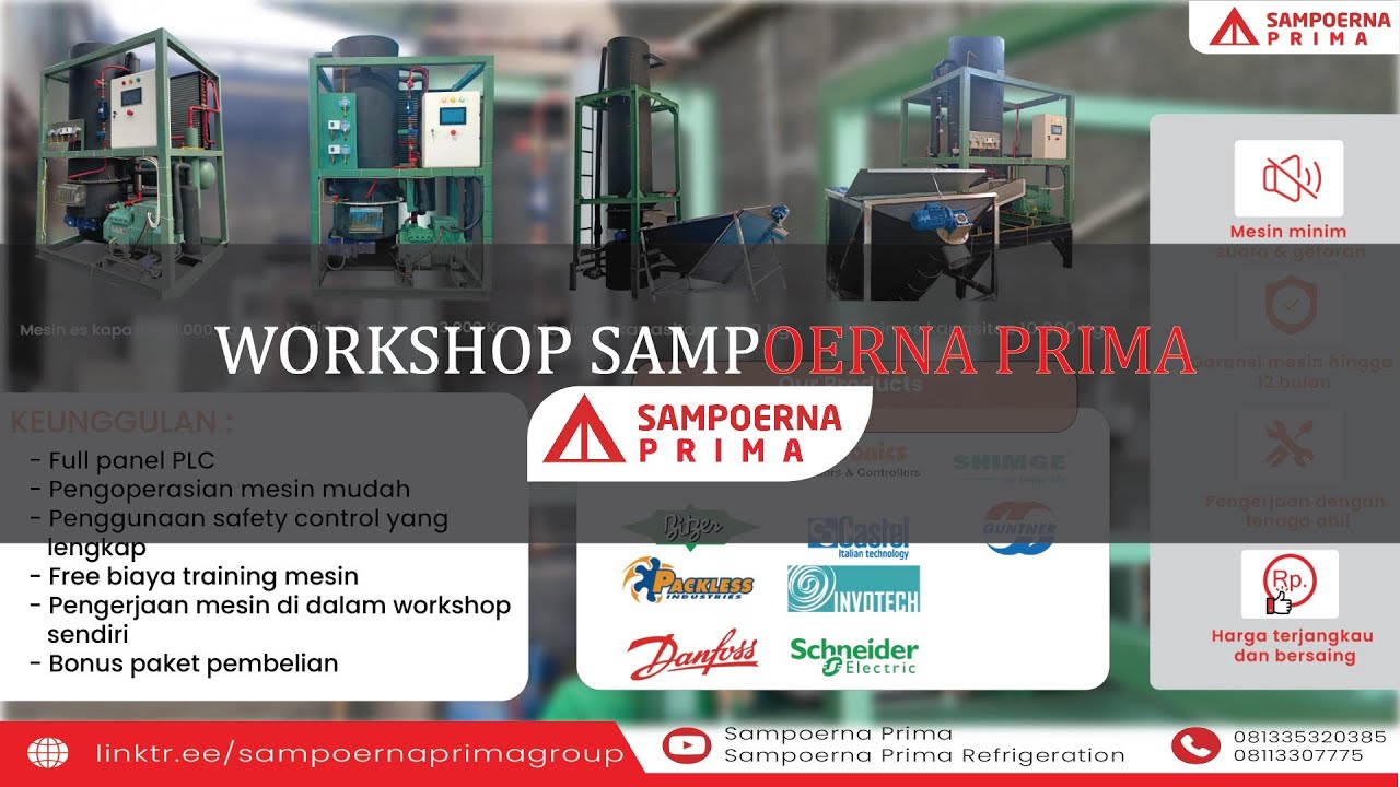 Workshop Sampoerna Prima banjr order mesin es kristal ?!?!?!?! - YouTube