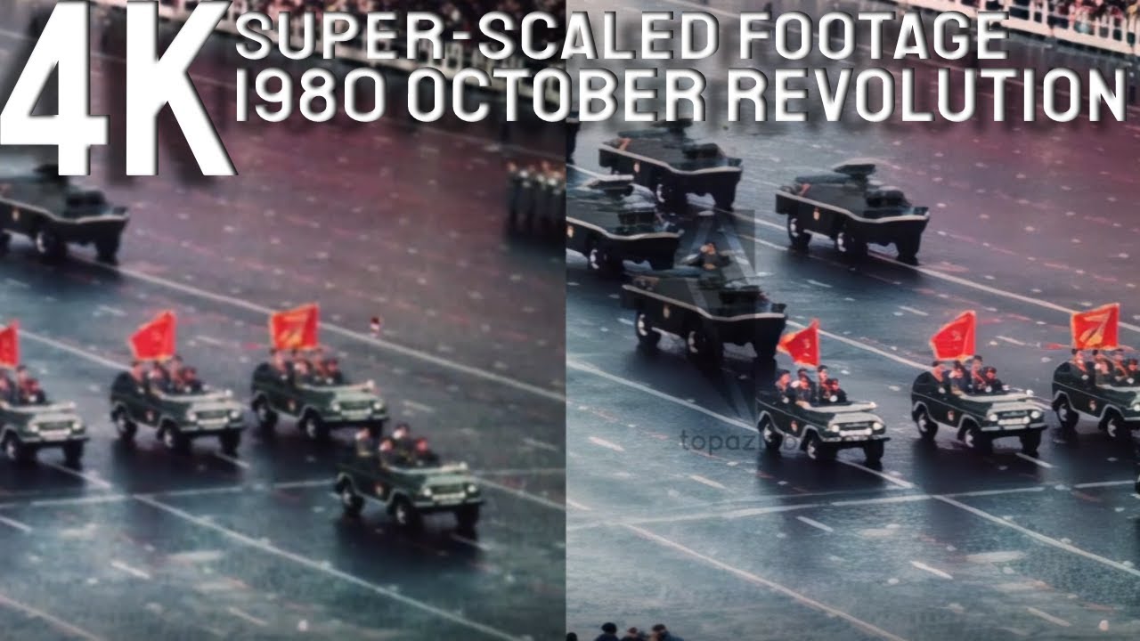 1980 October Revolution Parade - SUPER-SCALED HD - YouTube