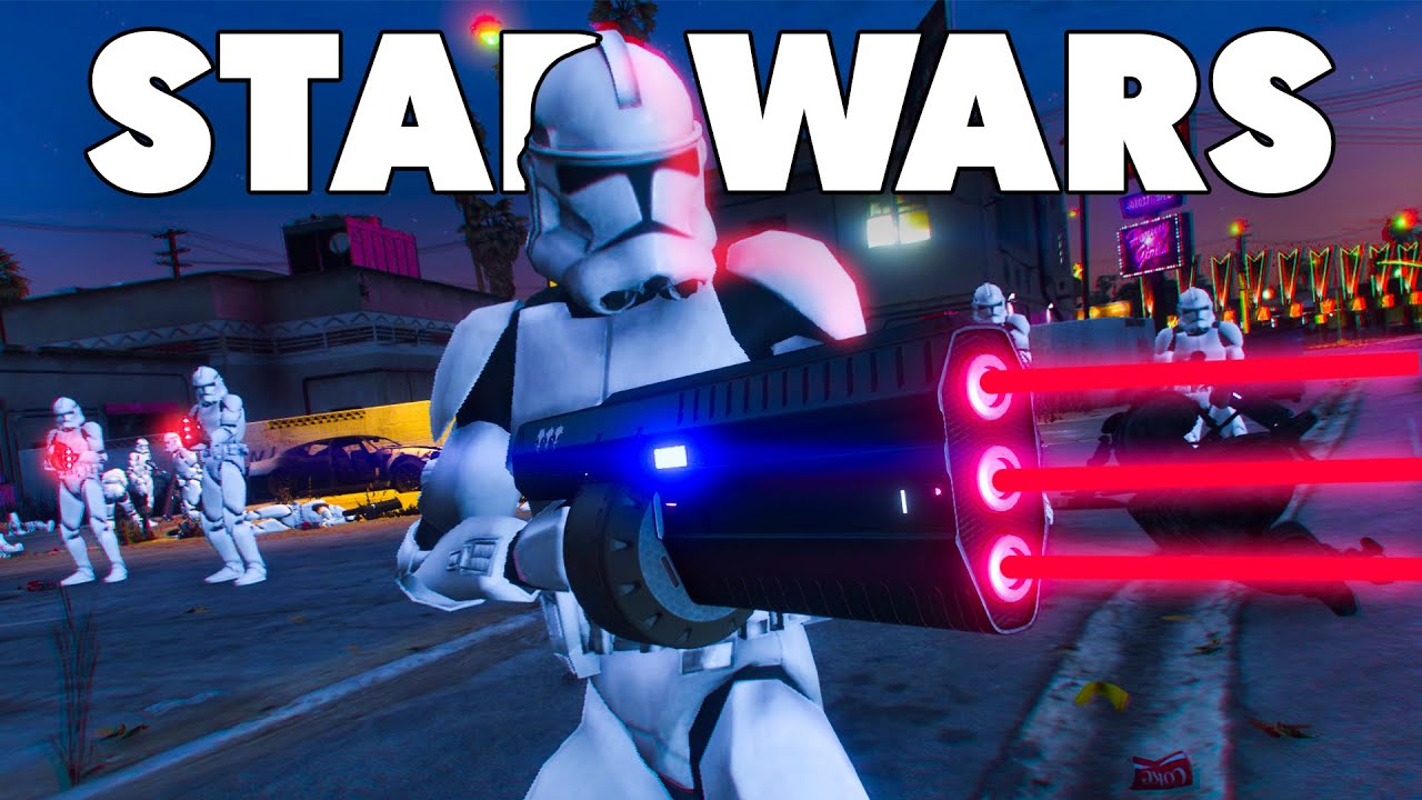 Becoming A Clone Trooper In GTA 5 RP - YouTube