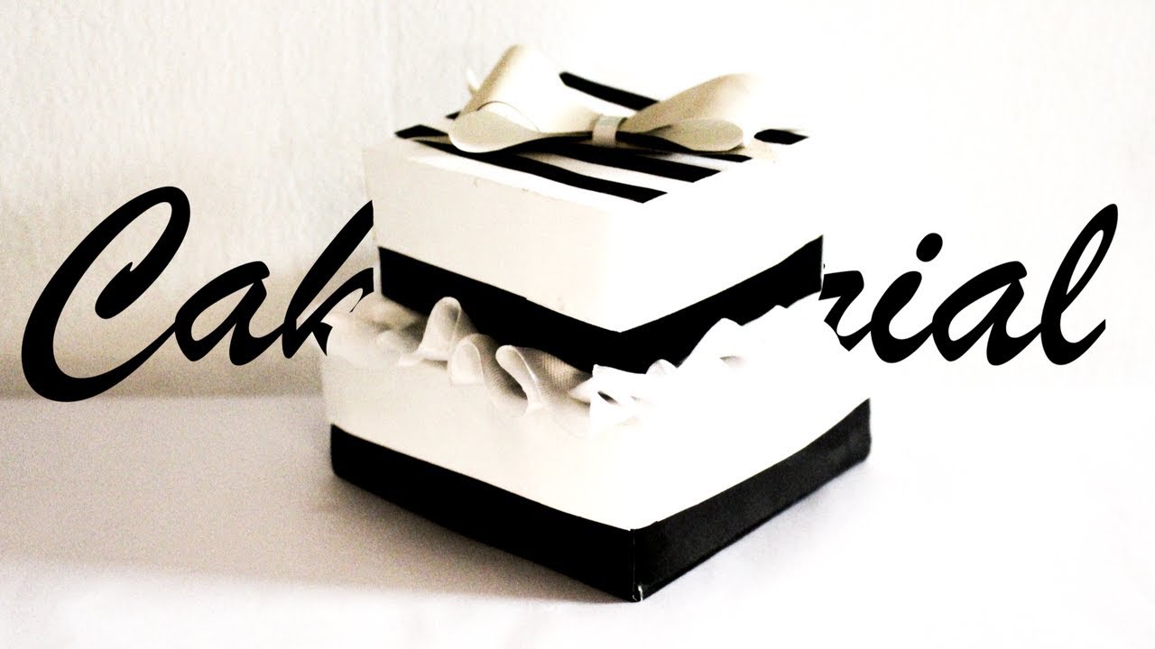 How to make a cake out of paper | Easy Craft idea for Father's Day ...