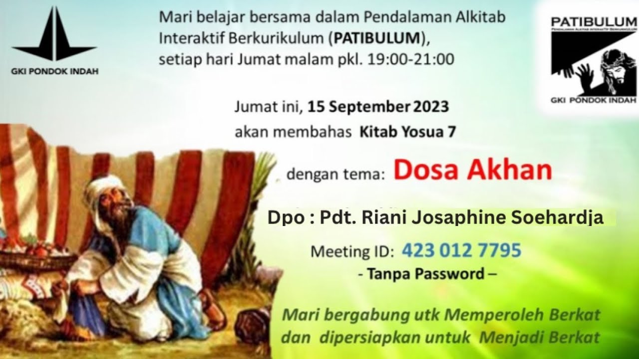 Patibulum - Yosua 7 : Dosa Akhan - YouTube