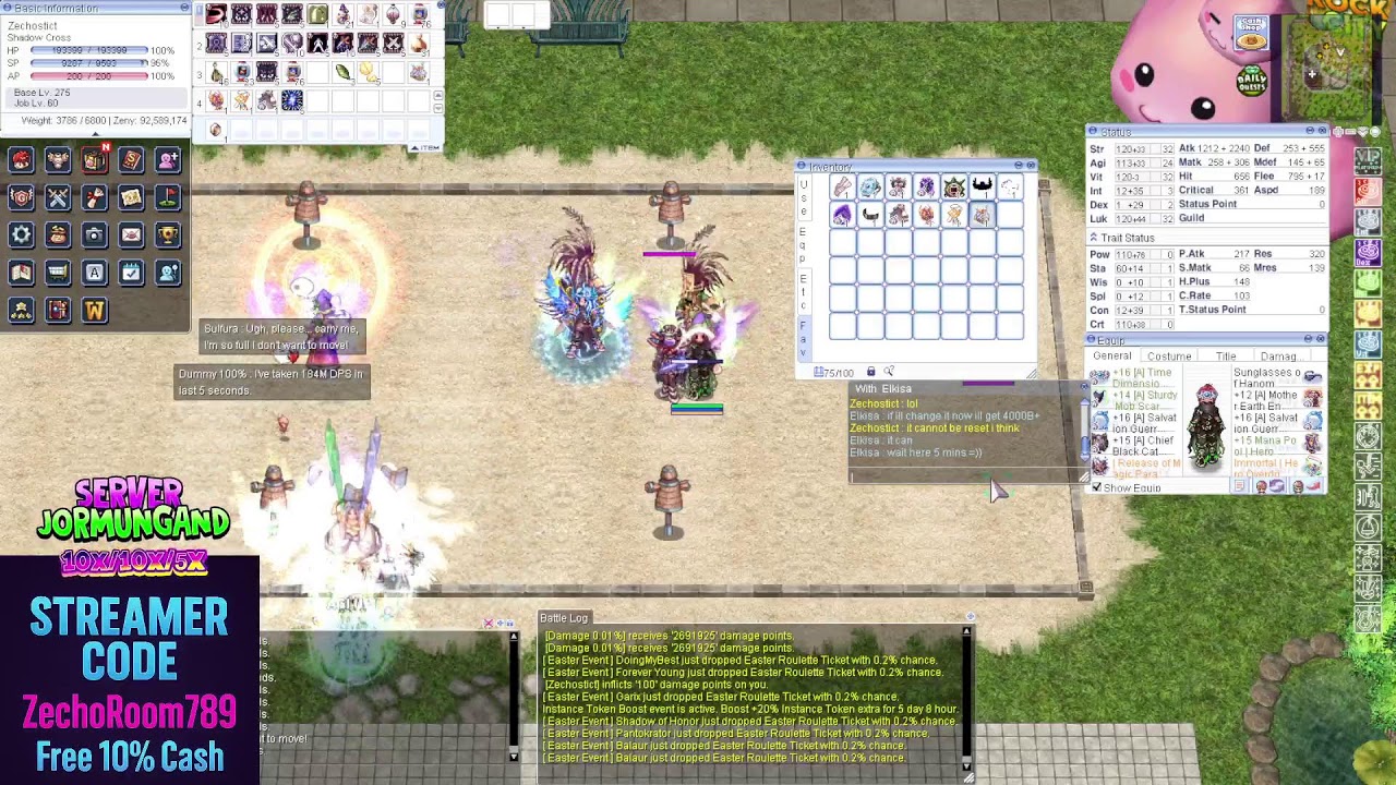[Ragnarok Online] Advanched Shadow Cross! Assassin Cross Farming ...