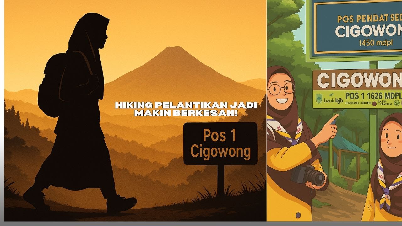 Melangkah ke Pos 1 Cigowong, Naik Tingkat Jadi Lebih Bermakna - YouTube