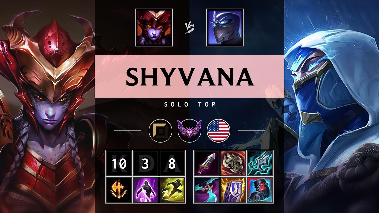 Shyvana Top vs Shen - NA Master Patch 25.12 - YouTube