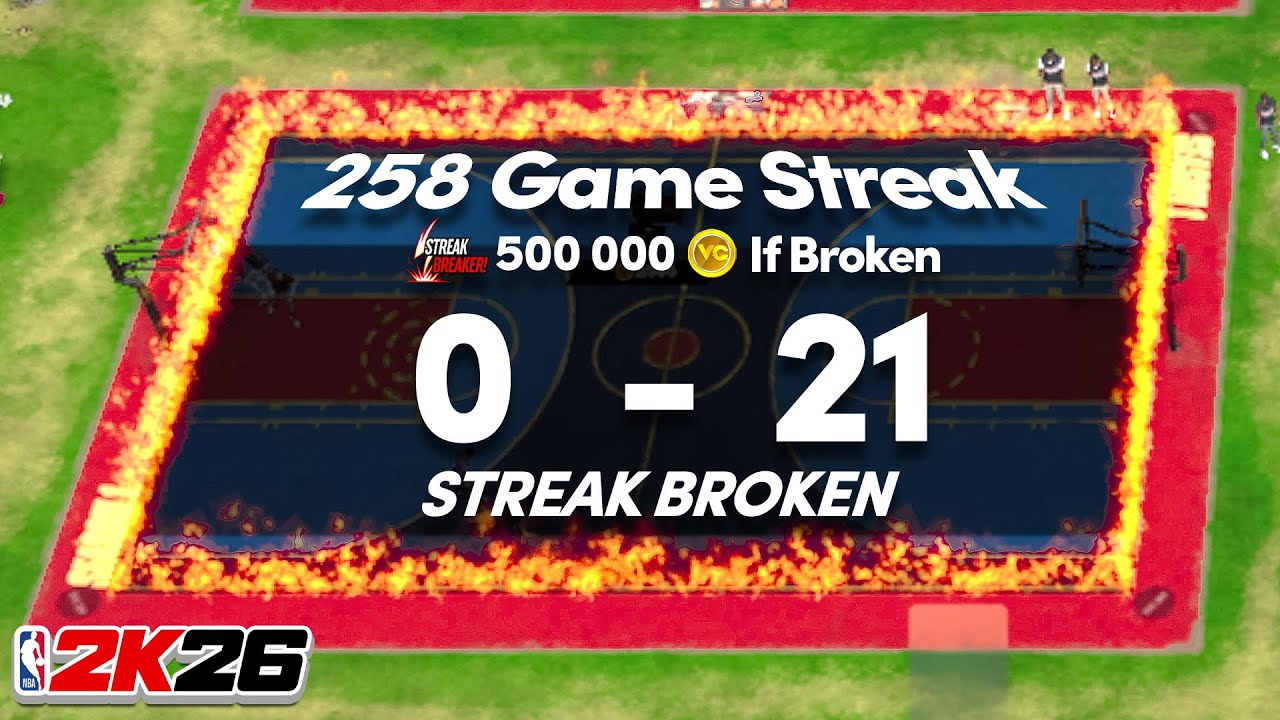 I BROKE THE *FIRST* HIGHEST 3v3 WIN STREAK IN PARK ON NBA 2K26! BEST 6 ...