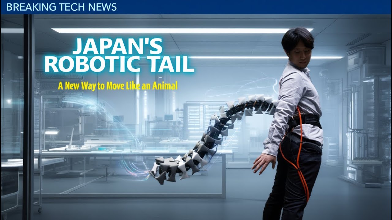Japan Unveils a Robotic Tail for Humans — The Future of Human Balance ...