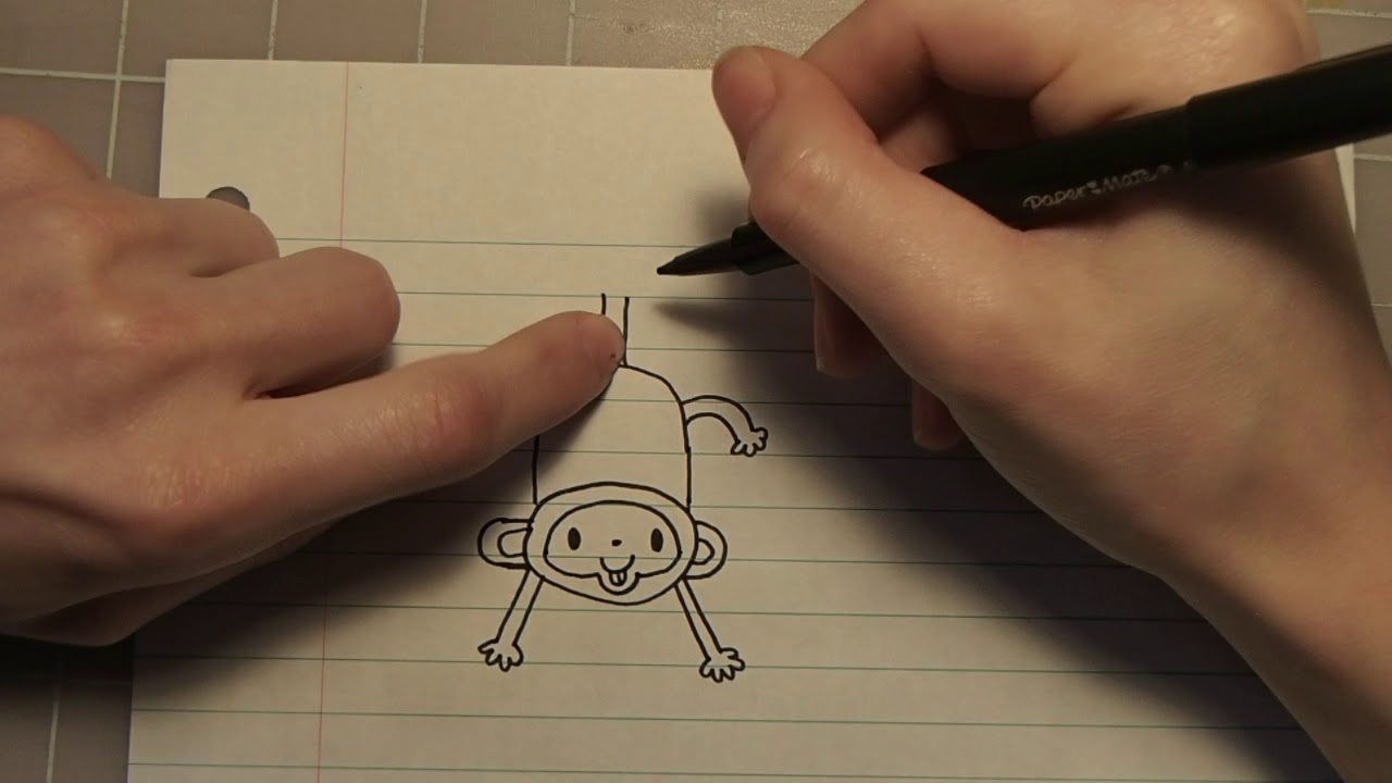 Art Lab at Home - Optical Illusion Monkey - YouTube
