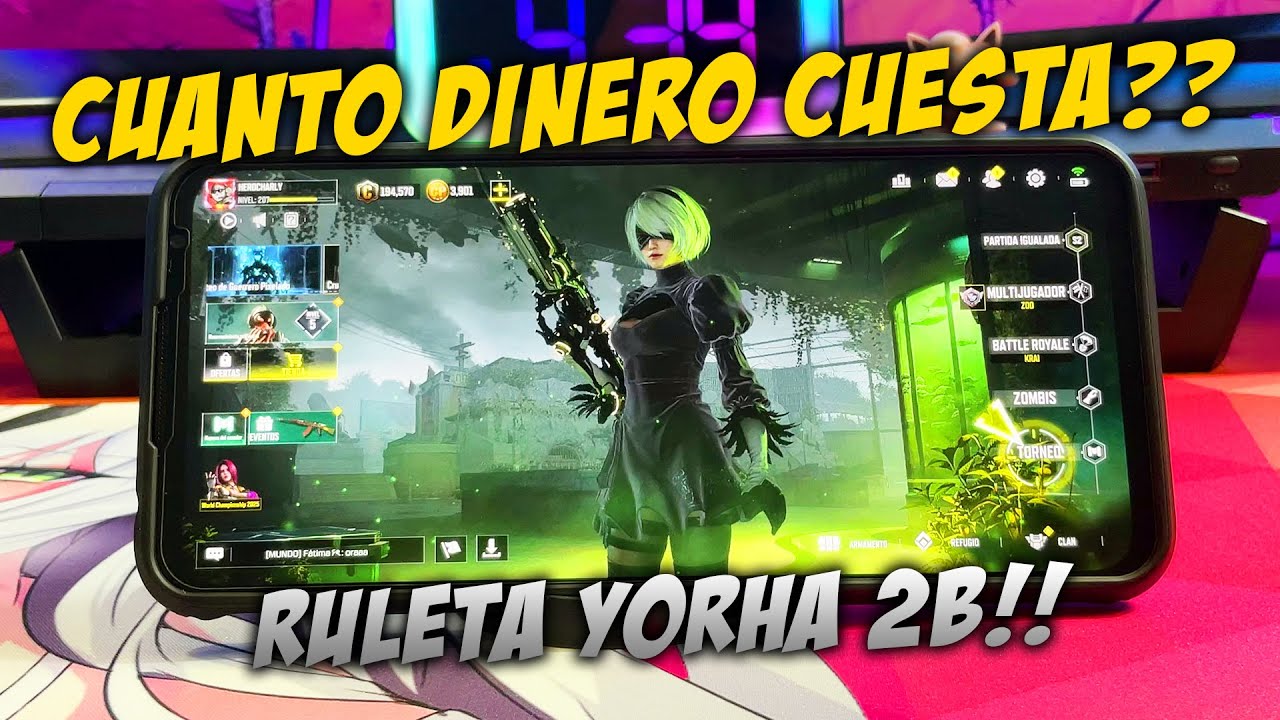 NO PAGUES MAS POR YORHA 2B!! NIER AUTOMATA COD MOBILE - YouTube