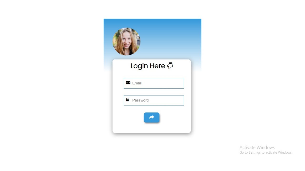 login form in html and css with source code - YouTube