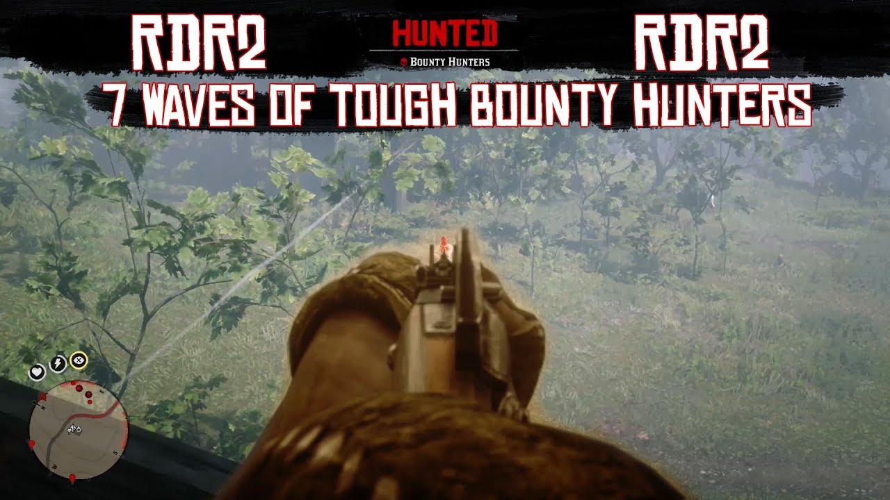 RDR2 - HUNTED - Surviving tough waves of Bounty Hunters in Red Dead ...