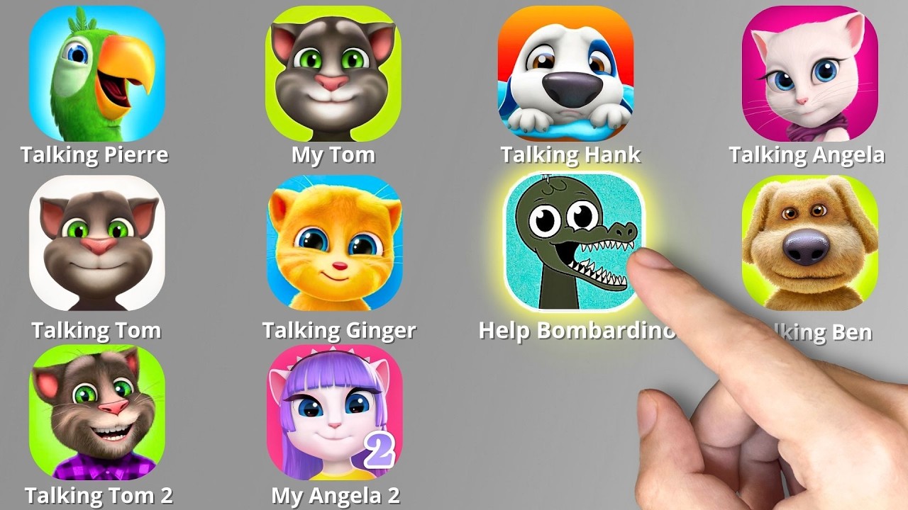 Talking Tom,Italian Brainrot,Tralalero Tralala,Bombardino Crocodilo ...