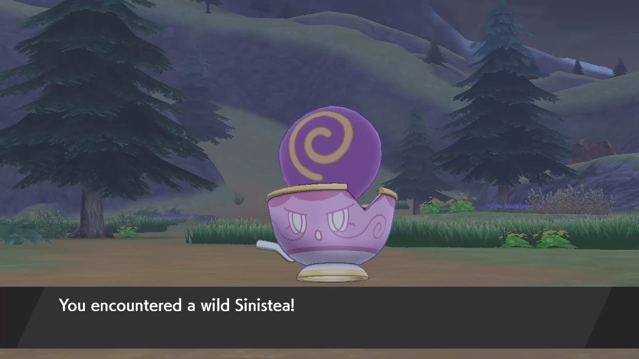 SHINY SINISTEA IN POKEMON SWORD AND SHIELD - Shiny Sinistea - YouTube