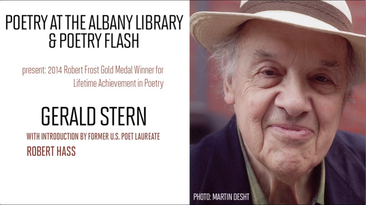 Poetry at the Albany Library - Gerald Stern introduced by Robert Hass ...