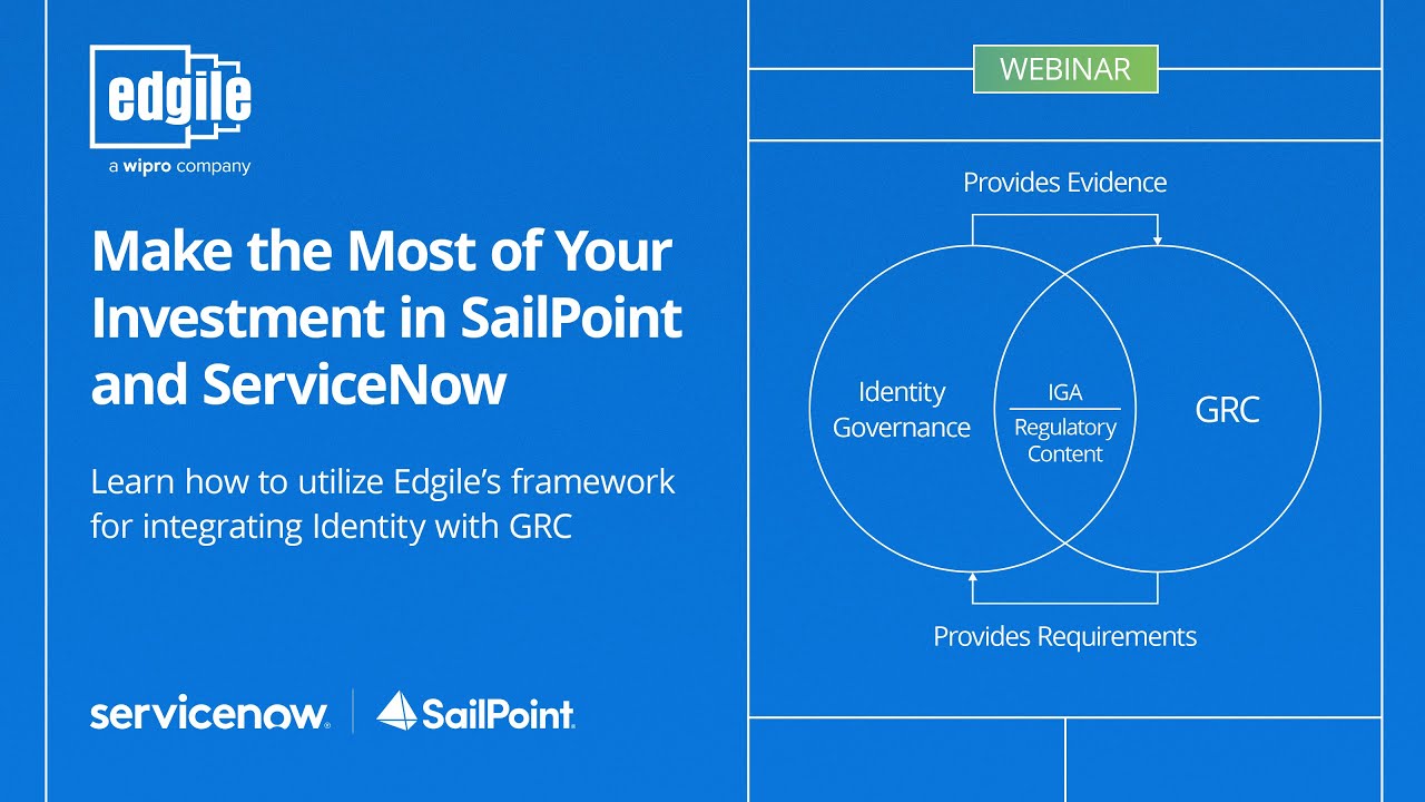 Make The Most of Your Investment in SailPoint and ServiceNow - YouTube