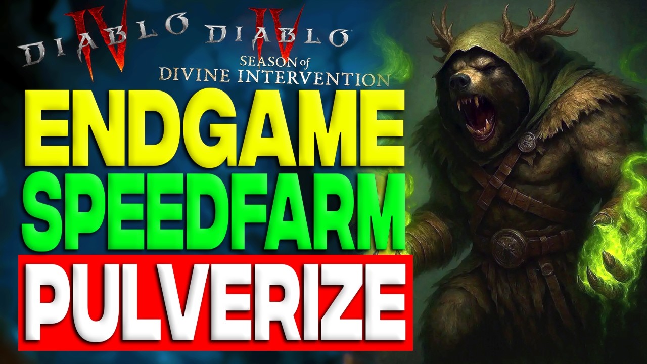 The ULTIMATE Speedfarming Build! (S+ Tier) | Diablo 4 S11 - YouTube