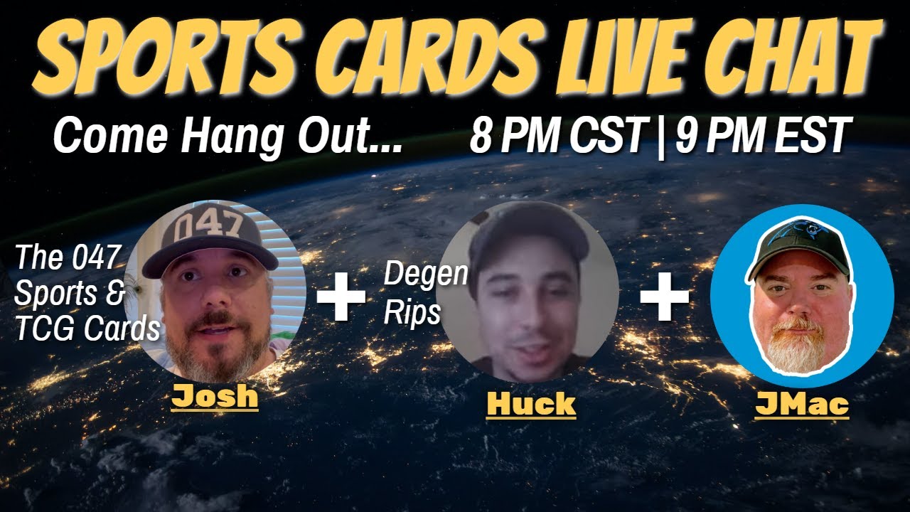 Tuesday Night Sports Cards Live Chat with Josh & Huck - YouTube