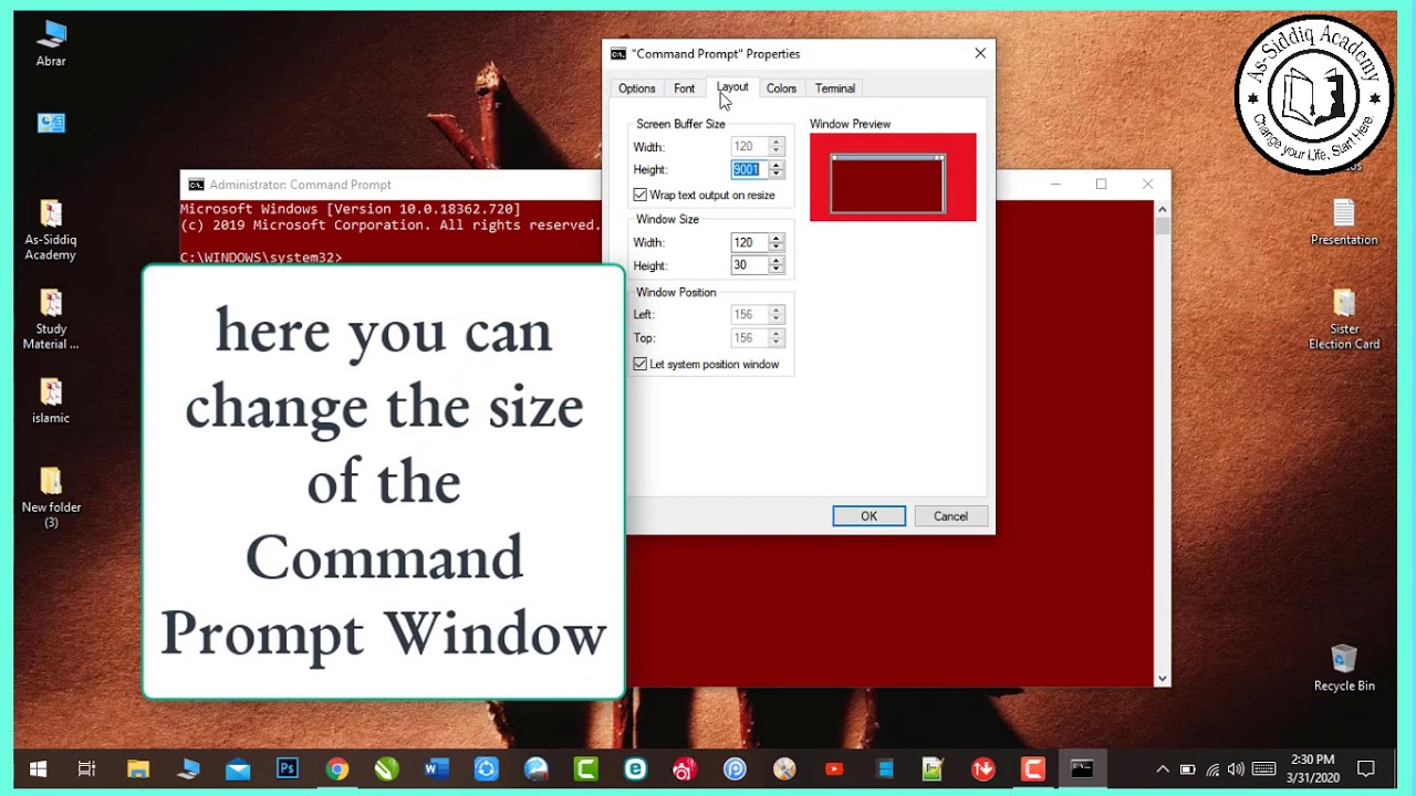 How to Personalize the Windows Command Prompt - YouTube