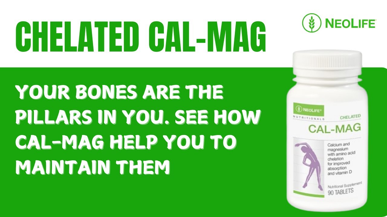 Neolife Chelated Cal Mag Benefits - YouTube