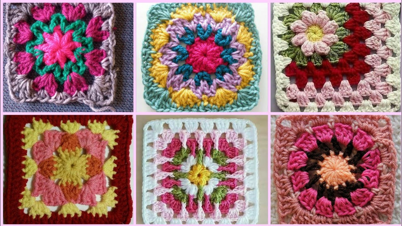 Amazing And Super Granny Fun Crochet Easy Square Square Free Pattern ...